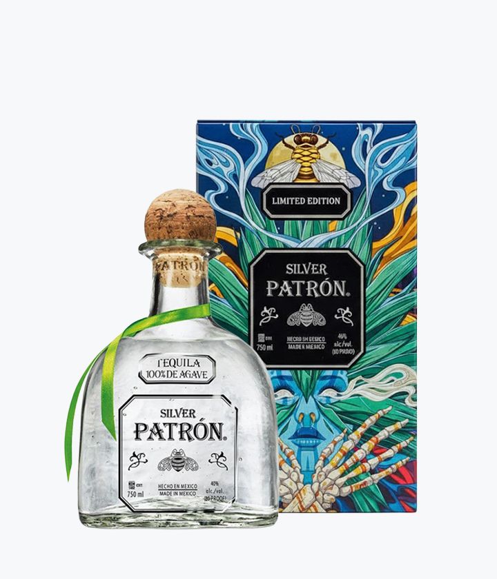 Set 1 Tequila Patrón Silver + 1 Estuche Edición Limitada
